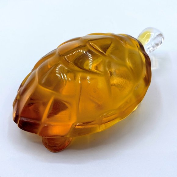 Lalique | Art | Caroline Turtle Light Amber France Art Glass By Lalique ...